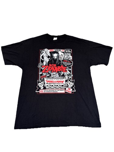Vintage Rob Zombie Spooks A Poping Tour t shirt - Size 2X - Excellent ...