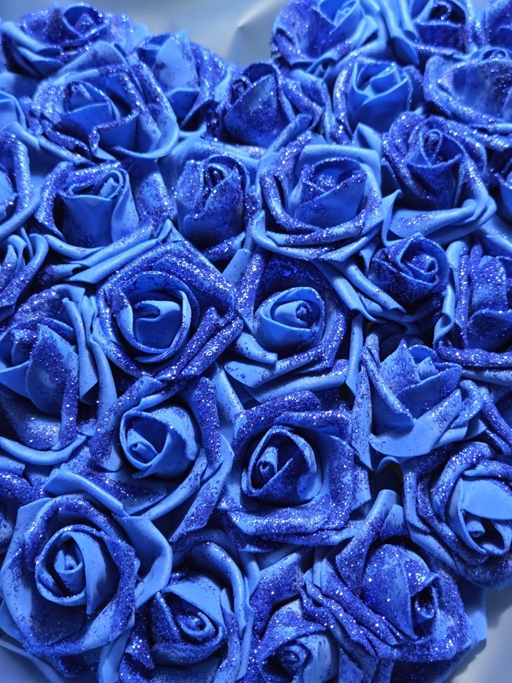 Large Enternal flowers Glitter Roses Artificial Flowers Gift for Any ...