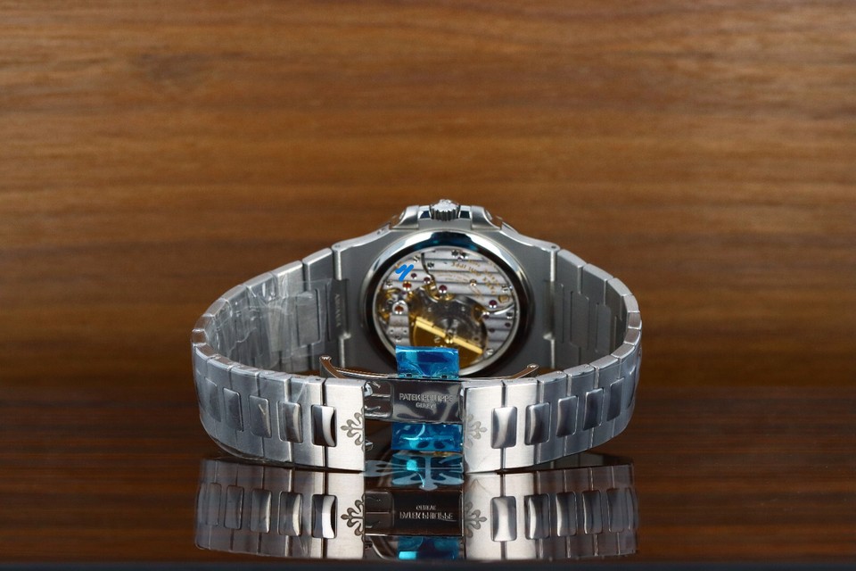 Patek Philippe 5712/1A-001 Nautilus Moonphase, Blue/Grey Dial - Stainless Steel | eBay