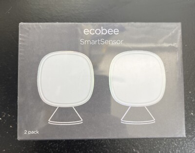 ecobee Smart Sensor 2 Pack- Comfort, Security, Energy Savings- Smart ...