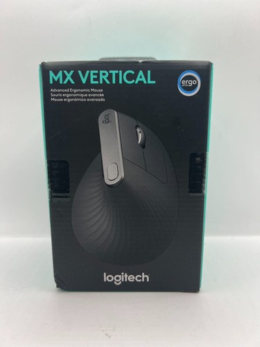 Logitech - MX Vertical Advanced Wireless Optical Mouse with Ergonomic ...