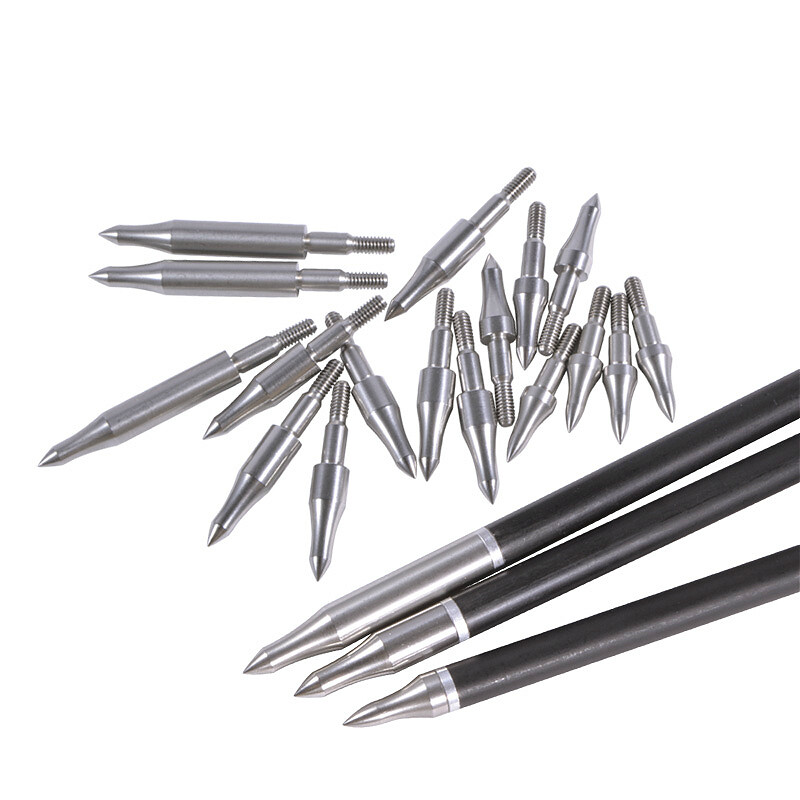 6pcs Archery Arrowheads 75-300 Grain Field Points Tips Broadhead Target ...