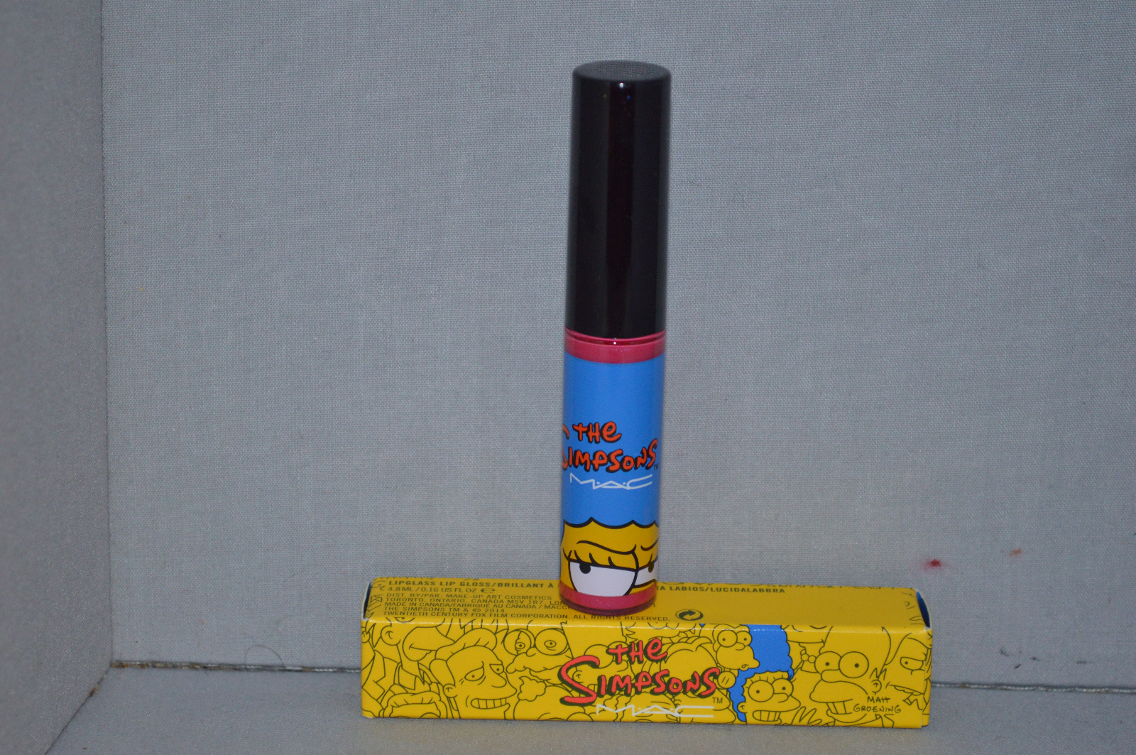 Mac The Simpsons Lipglass Lip Gloss Red Blazer 0.16 oz New Boxed | eBay