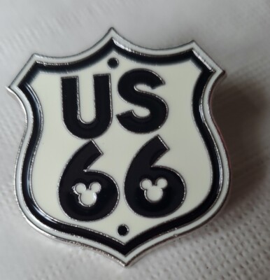 Cars US Route 66 Road Sign Individual Pin Disney Park Trading Pins ...