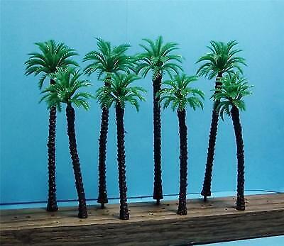 HO Scale 8 Piece Package of Model Coconut Palm Trees 2 Sizes 4 of Each ...