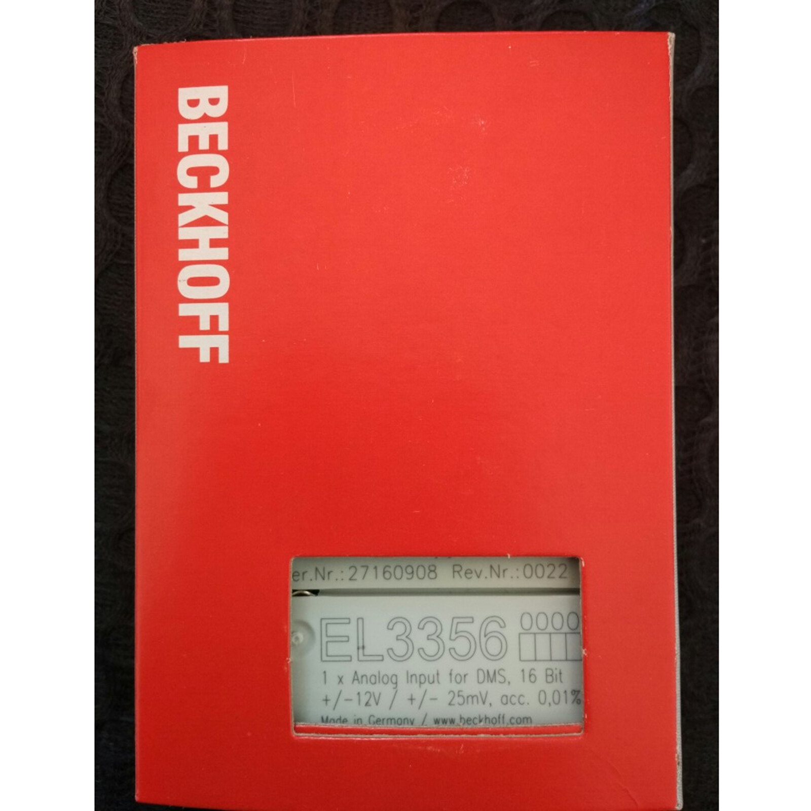 1PCS EL3356 New For BECKHOFF module Free Shipping | eBay