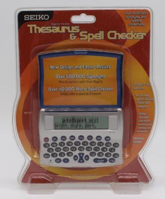 Seiko WP1500 Multi-Purpose Spell Check, Thesaurus, Directory Calculator ...
