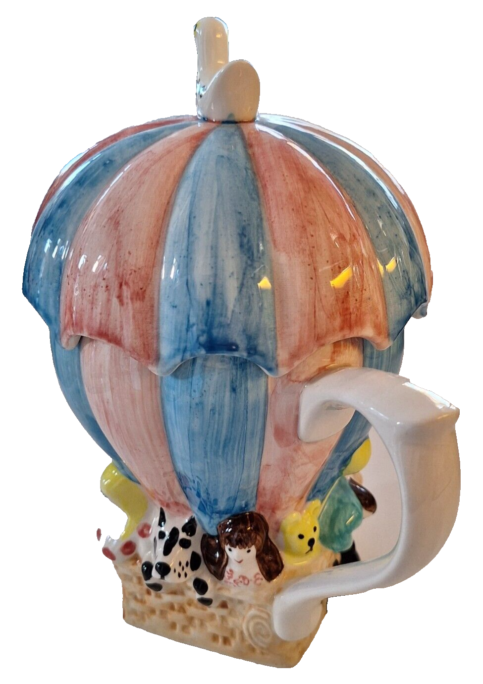 Novelty Hotair Balloon Teapot, Swineside Ceramics, 24cm tall. | eBay UK