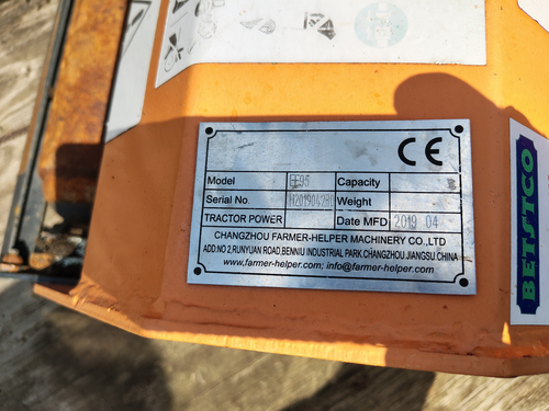 Used Flail Mower Bestco EF95 Good Condition | eBay