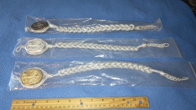 3 - German Gold,Silver,Bronze - Tone Marksman Schutzenschnur With Cord ...
