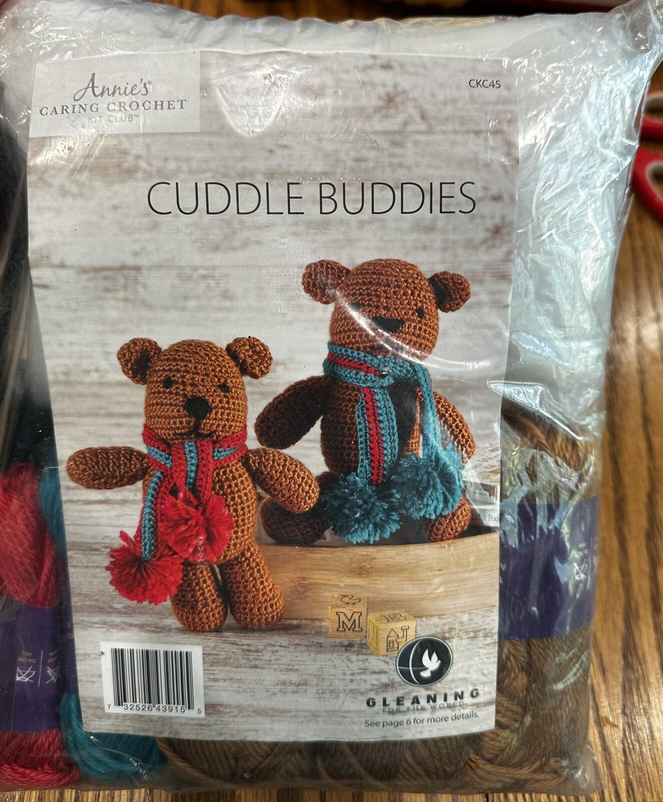 Annie’s Caring Crochet Kit Club • CKC45 • Cuddle Buddies Bears B24 for ...