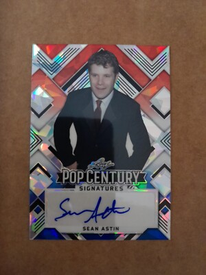 Sean Astin /5 RWB Ice Autograph Card 2022 Leaf Pop Century Lord Of ...