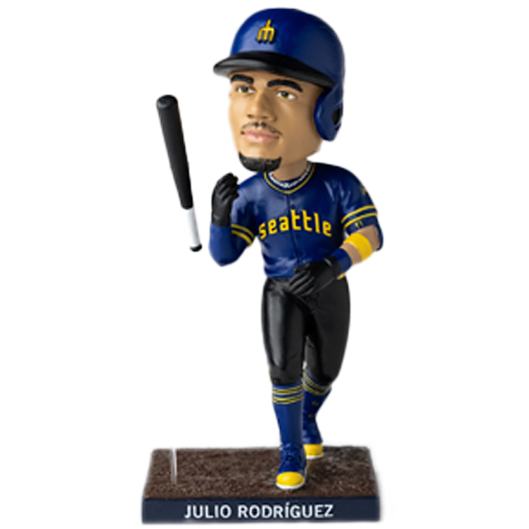 2025 JULIO RODRIGUEZ SEATTLE-MARINERS BAT-FLIP BOBBLEHEAD "PRE-SALE" | eBay