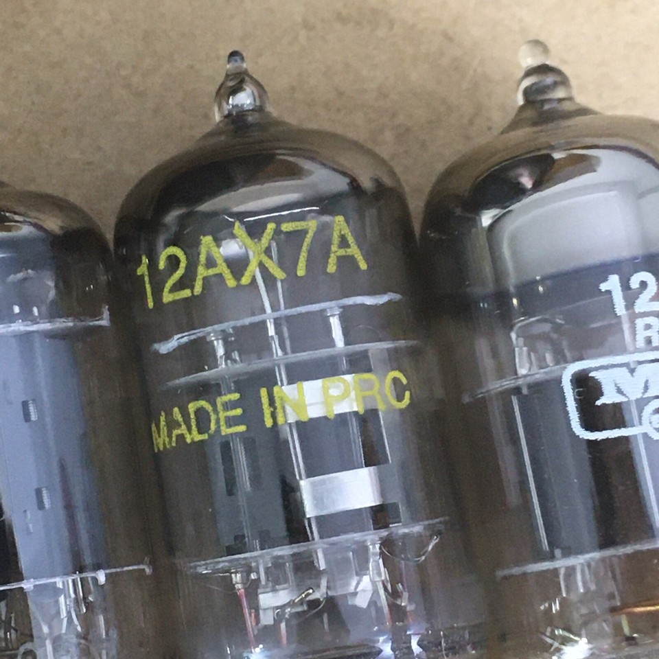 7 Vintage Glass Tubes For Guitar Amp Amplifier Tube Set Mesa Boogie Box ...