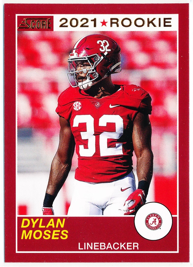 2021 Chronicles Draft Picks Dylan Moses BRONZE Score #51 Alabama ...