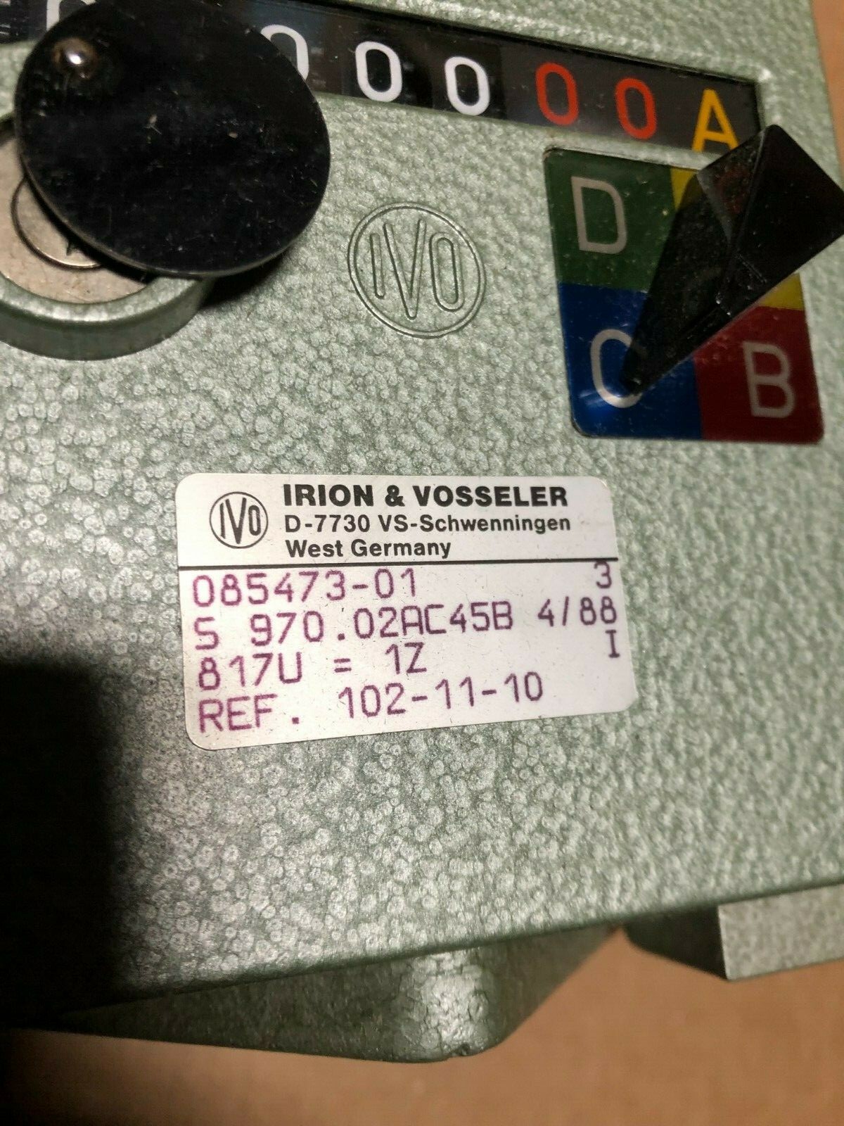 IVO IRION & VOSSELER counter S970.02AC45B | eBay