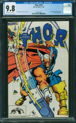 Thor #337 1983 CGC 9.8 - 1st Beta Ray Bill - Avengers! Q11 412 cm sale ...