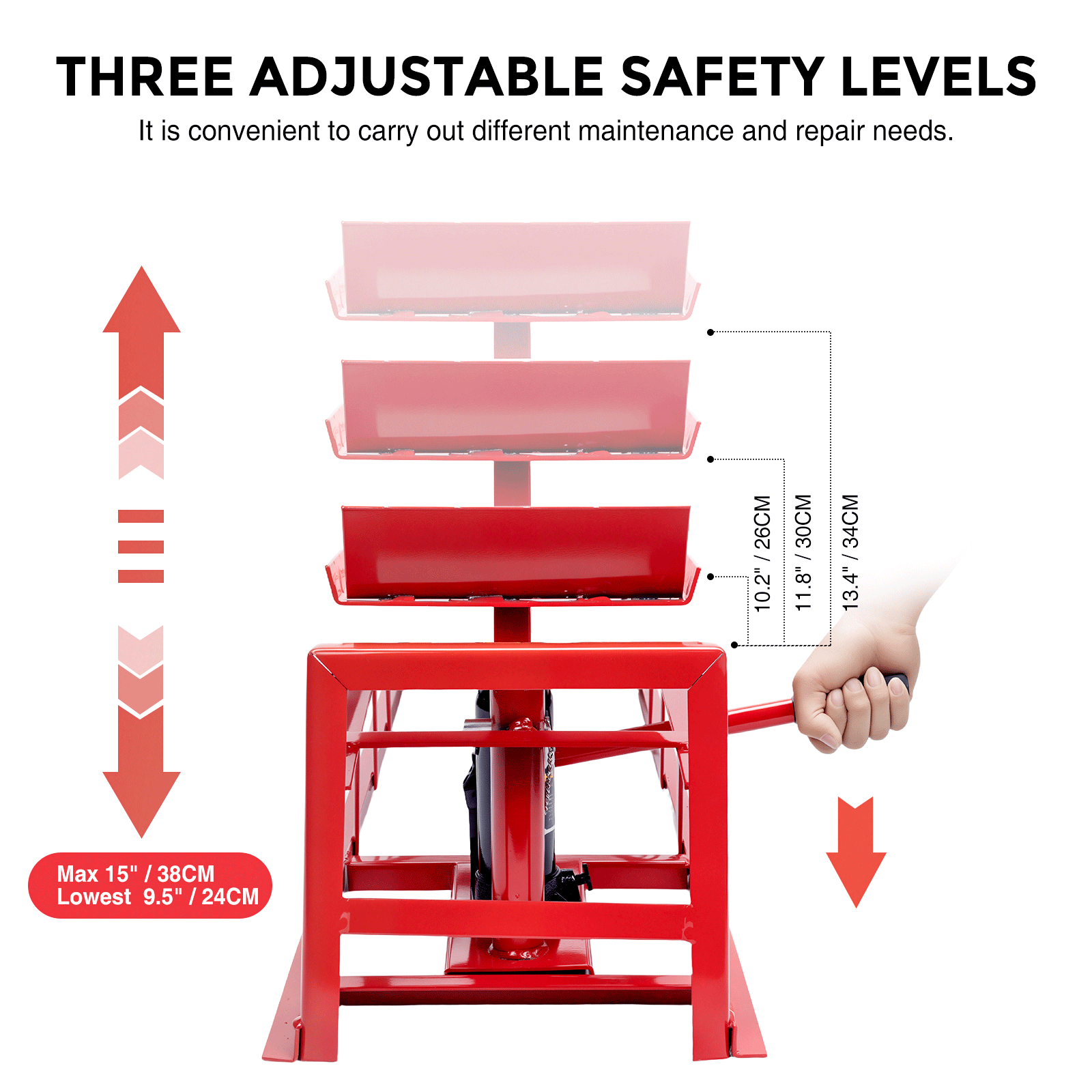 2 Pcs 5T Heavy Duty Auto Car Truck Service Ramps Lifts Hydraulic Lift ...