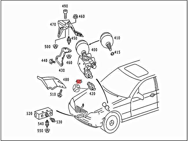 Genuine MERCEDES C215 R230 W220 S-CLASS W220 Rs valve unit 2203201158 ...
