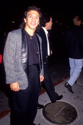 Boxer Ray Mancini at Thomas Guzman-Sanchez performs in concert- 1991 ...