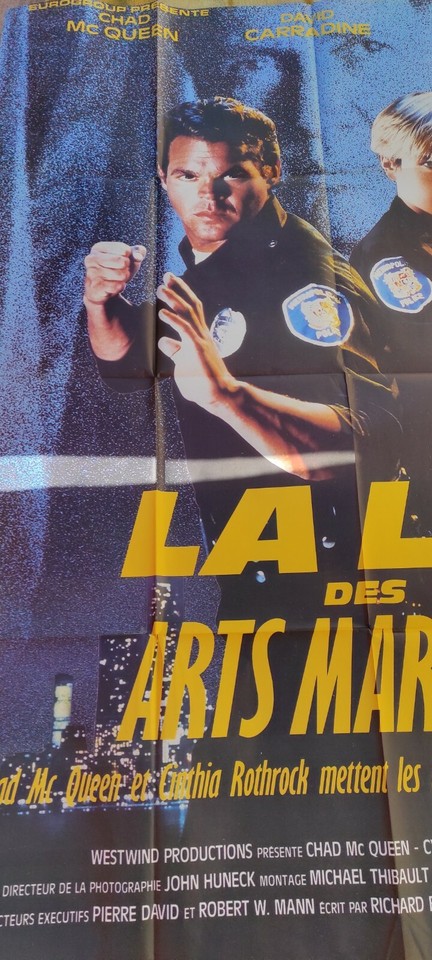 Martial Law Original Police Movie Poster Double Sheet 60"45 Cynthia ...