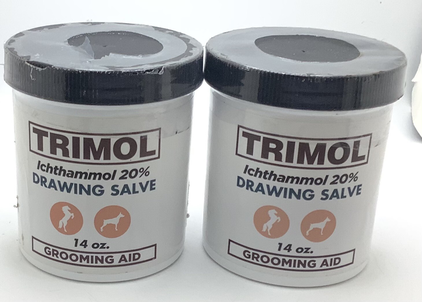 TRIMOL Ichthammol 20% Ointment (14 oz) (Drawing Salve) LOT OF 2 EXP:8/ ...