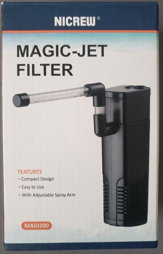 Aquarium Fish Tank Magic Jet Filter NICREW MAGI200 New Open Box ...