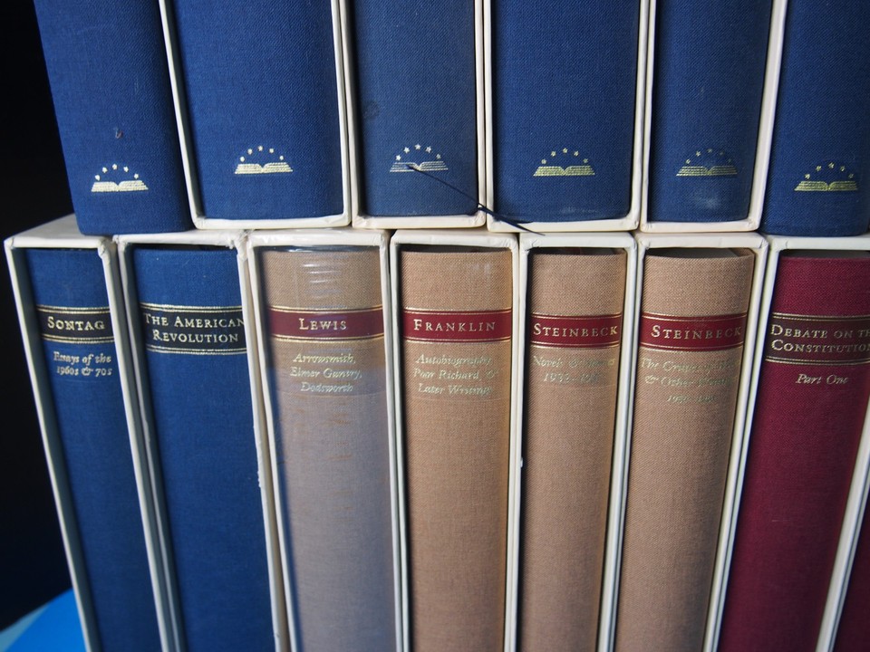 Lot 25 The Library Of America Books Various Author Classic Novels 23 ...