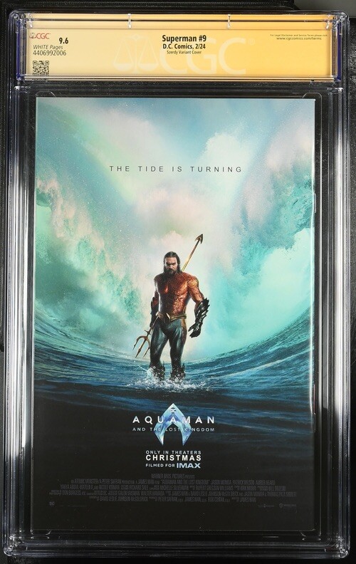 SUPERMAN #9 DC COMICS 2024 NATHAN SZERDY 1:25 VARIANT CGC SS 9.6 ...