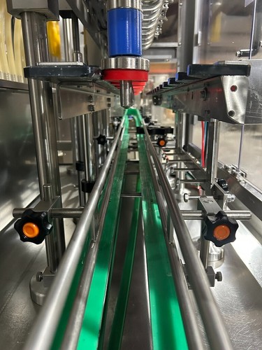 2016 SK Pack Bottling Line Bottle Rinser, Filler Capper Sleeve Labeler ...