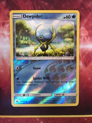 Pokemon Card Dewpider Reverse Holo Forbidden Light #32/131 | eBay Australia