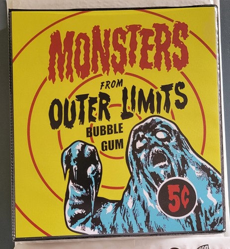 1964 Topps Outer Limits Complete 50 Card Set+Custom Binder+3 Reprint ...