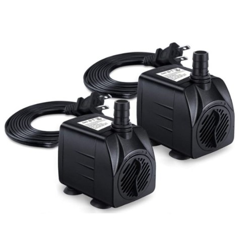 2Pcs Aquarium Aquarium Pumps Hydroponic Systems Water Pump Submersible ...