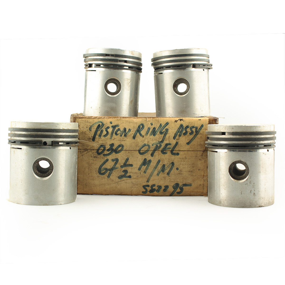 Opel Piston Ring Assy Oversize 0.30 67 1/2mm NOS Covmo 4 Cylinders ...