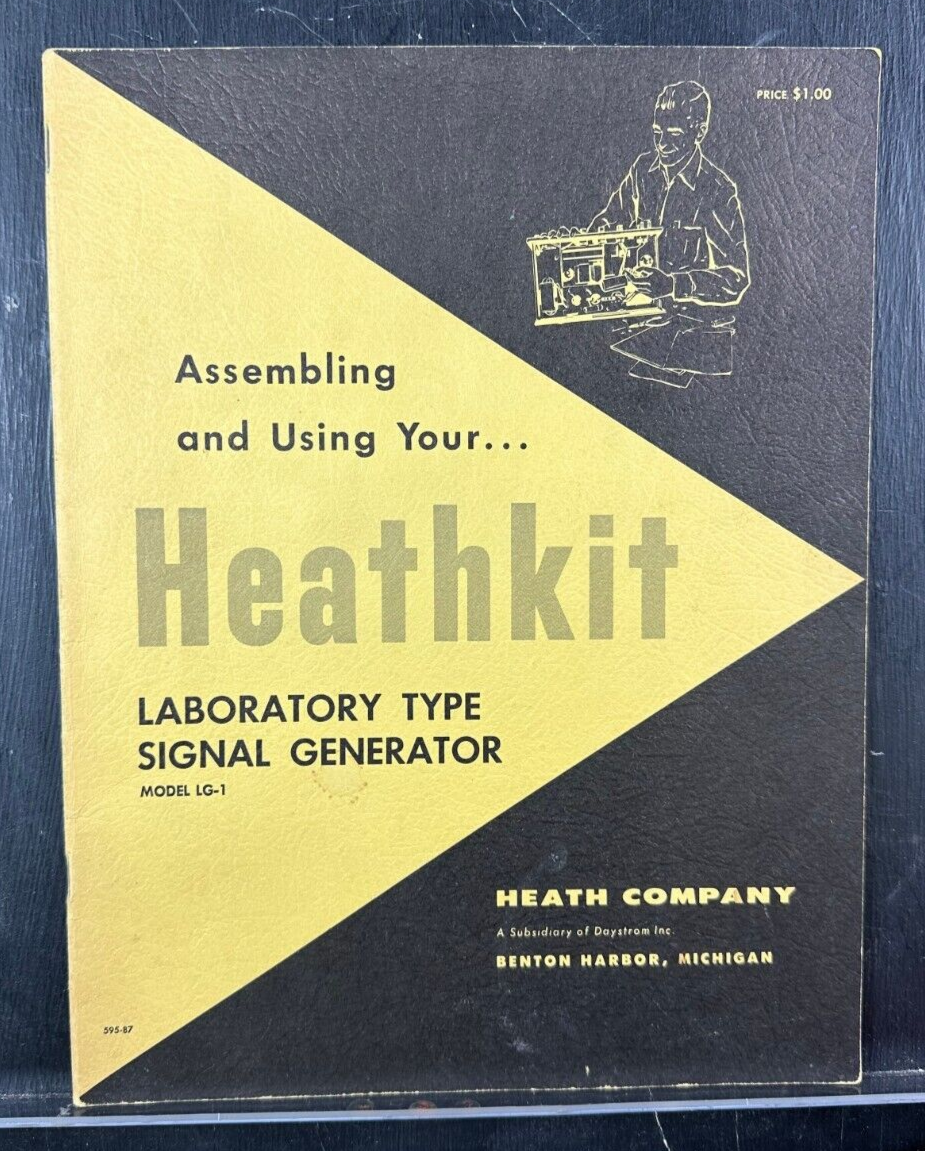 Vintage Heathkit Assembly Manual LG-1 Laboratory Signal Generator 1957 ...