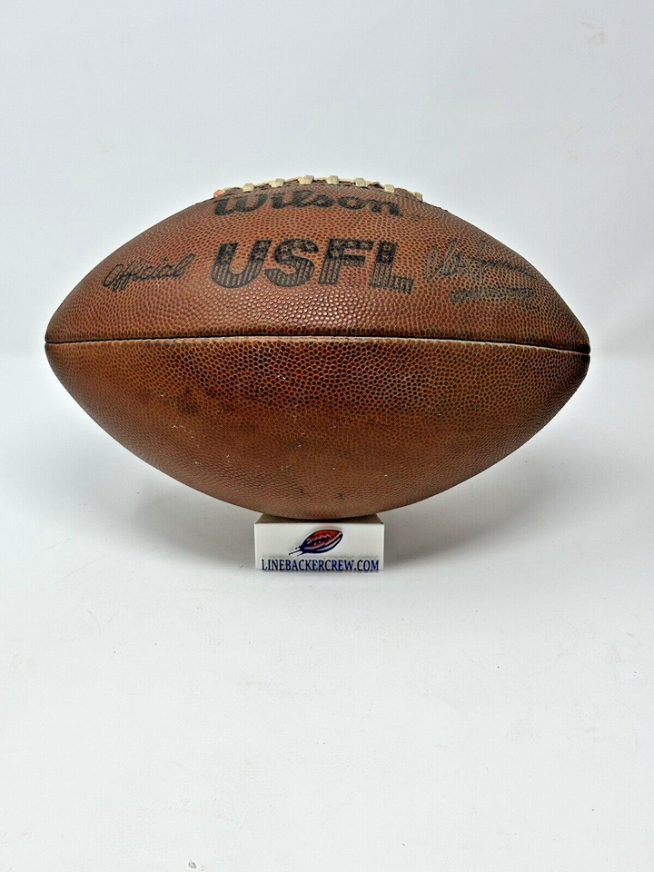 1983 USFL Denver Gold Game Used Official Football - RARE!! | eBay
