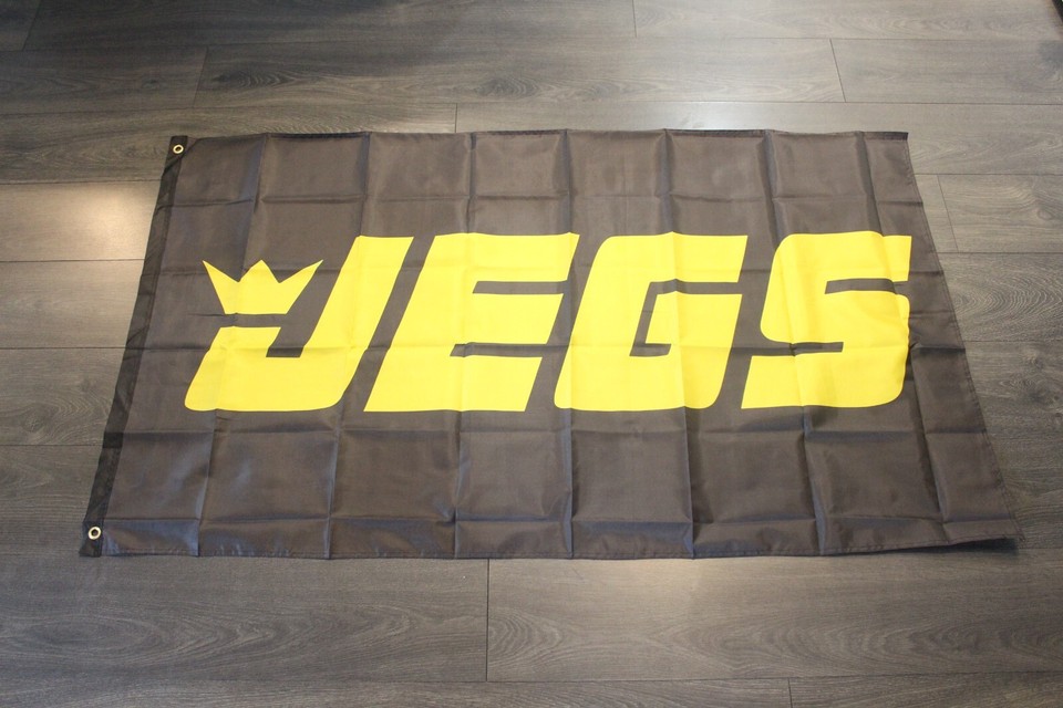 JEGS Banner Flag Auto Parts Car Racing Garage Mechanic Man Cave ...