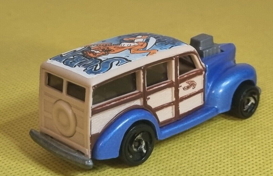 Hot Wheels - '40S Ford Woody - "Surf Beat" Blue Crank Itz 1:64 RLS 2004 ...