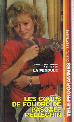 ProgrammesTélé TV D'AUJOURD'HUI du 8 au 14 Septembre 1984 PASCALE ...