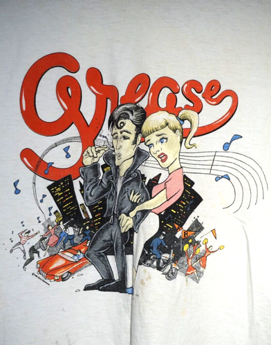 Vintage Grease Movie Promo T Shirt Small John Travolta 1994 Single ...
