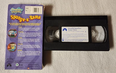 Spongebob Squarepants SPONGE A RAMA VHS Video Tape 2003