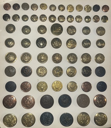 Lot of 71 Original Vintage US Army Buttons | eBay