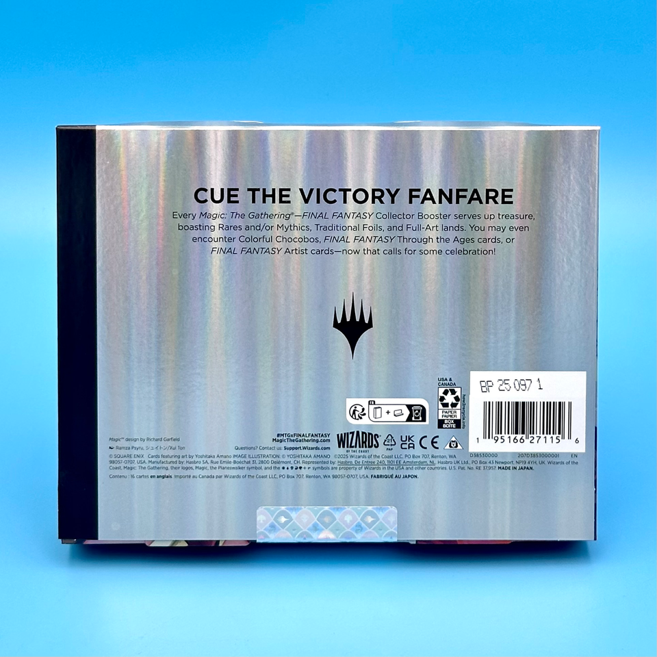 Magic the Gathering Final Fantasy Collector Booster Omega Box 1 Pack 15 ...