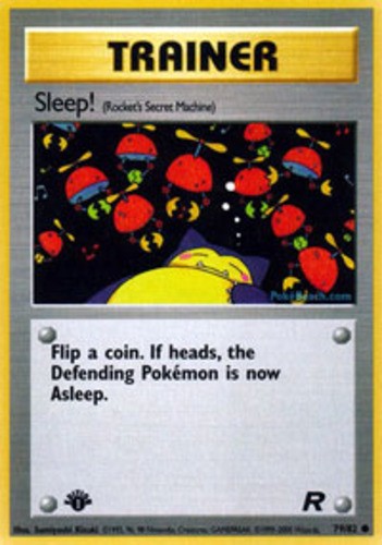 1x (P) Sleep! - 79/82 - Common - 1st Edition Team Rocket Pokemon | eBay