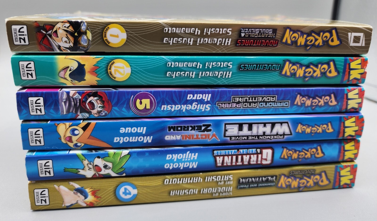 Pokémon Adventures Manga Graphic Novels Lot Of 6 Books 9781421539126| eBay