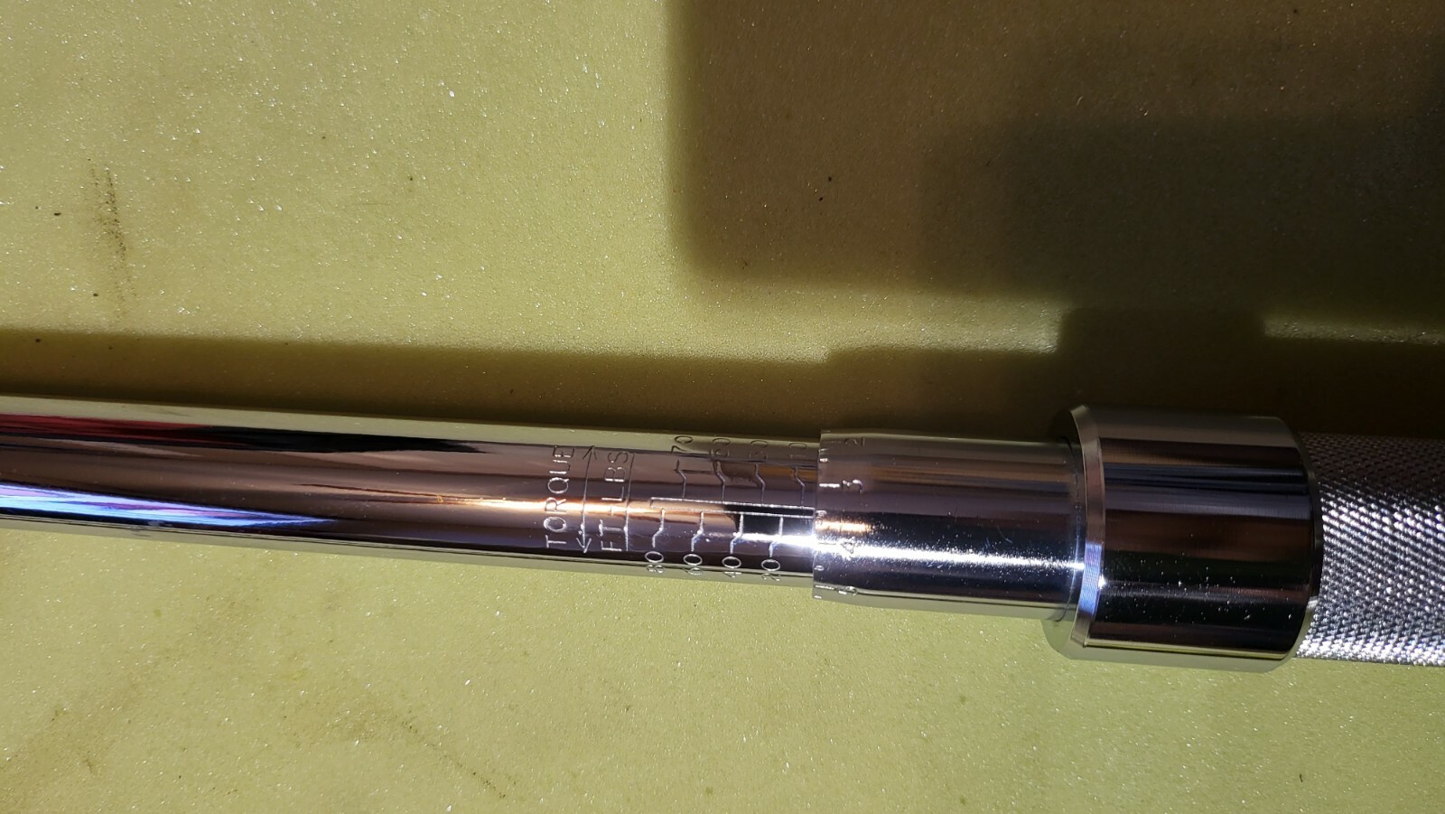 New Proto 3/8"dr 16-80 ft/lbs Micrometer Changeable Head Torque Wrench ...