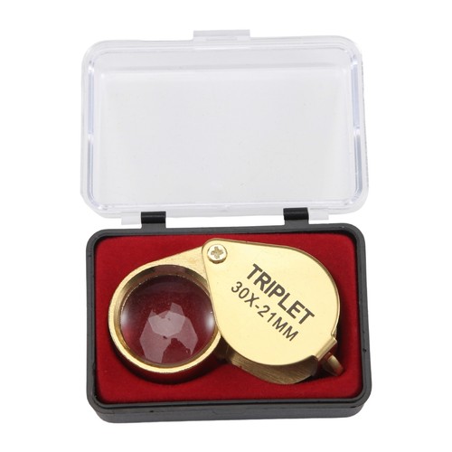 Portable 30X 21Mm Jewelers Magnifier Foldable Gold Eye Loupe Jewelry ...