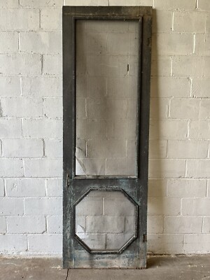 1800's Antique SCREEN DOOR Original VICTORIAN Style Octagon Design ...