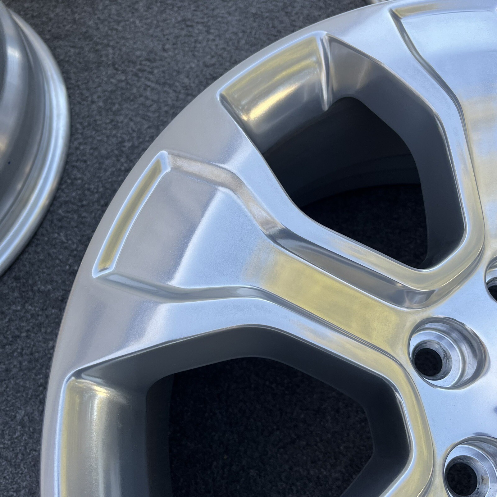 SINGLE 20 INCH WHEEL/RIM FORD PLATINUM F-150 2021-2024 OEM POLISHED ...