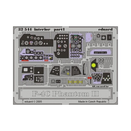 EDUARD 32544 F-4C INTERIOR (TAMIYA) 1/32 | eBay
